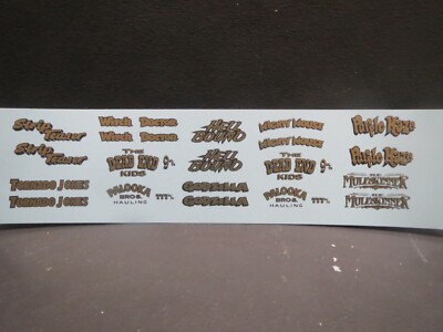 Gasser #1 Original Design 1/25 Decal from Fremont Racing Specialties | eBay