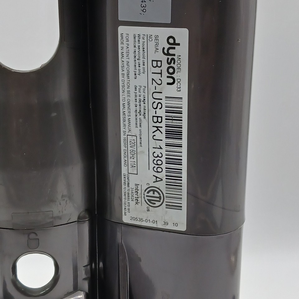 GENUINE DYSON DC33 VACUUM BODY DUCT ASSEMBLY WHEELS AXLE - 921166-01 | eBay