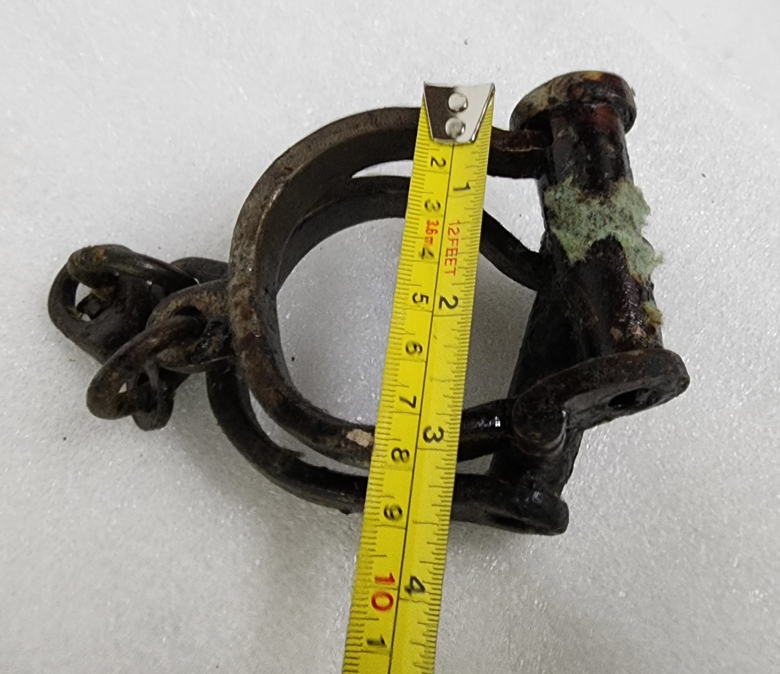 Vintage 1800's Original Style Hand Forged Iron Handcuffs Prison ...