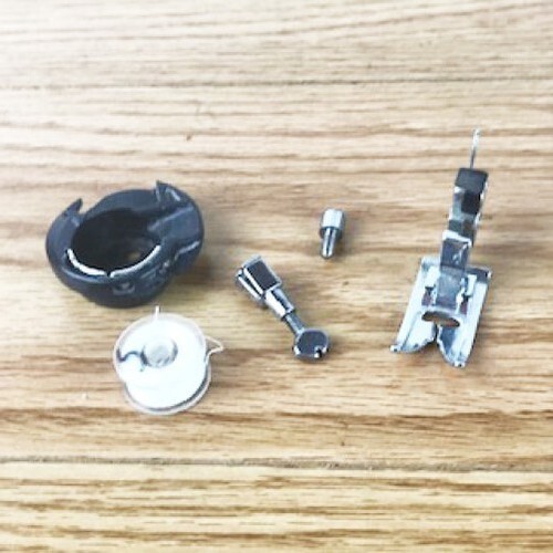 VTG White Model 2999 Sewing Machine BOBBIN CASE NEEDLE CLAMP FOOT Part ...