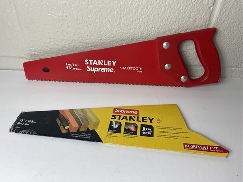 Supreme Stanley 15 Inch Saw FW21 Authentic Red Tool | eBay