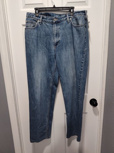 Lands' End Men's Traditional Fit Jeans 37x31 Square Rigger Straight ...