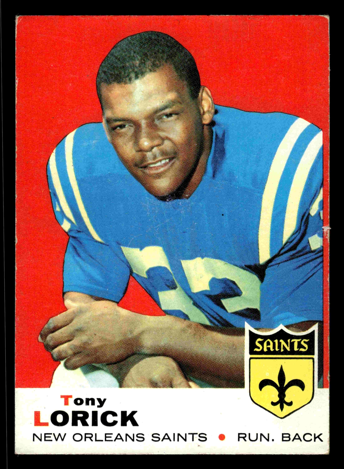 1969 Topps Tony Lorick #61 - New Orleans Saints | eBay