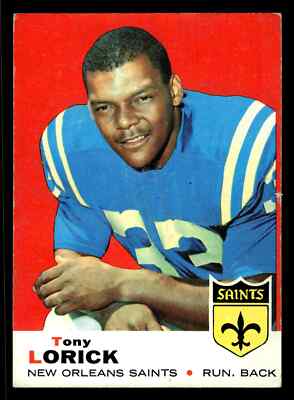 1969 Topps Tony Lorick #61 - New Orleans Saints | eBay