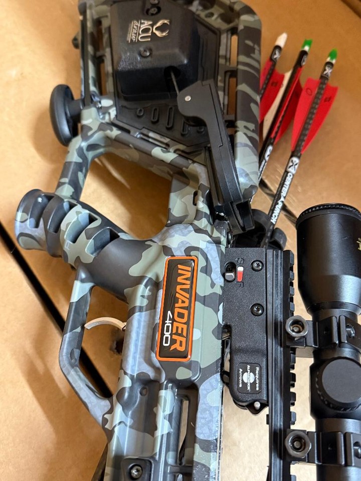 PERFECT Wicked Ridge Invader 400 Crossbow Package with ACUdraw Peak ...