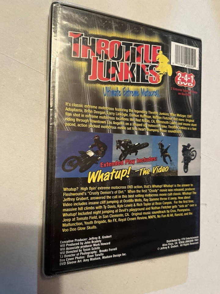 Throttle Junkies Ultimate Extreme Motocross DVD Mike Metzger Brian ...