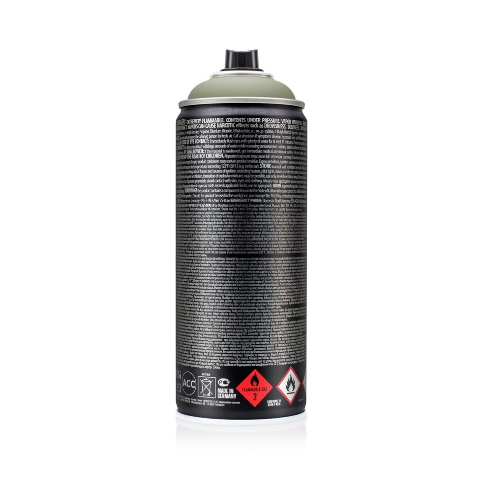 Montana Cans Black Nitro Spray Paint High Pressure Matte Finish 1 Count ...