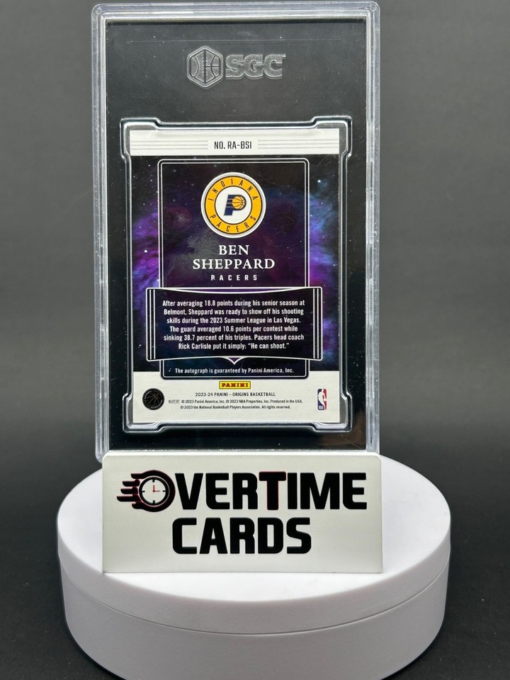 2023-24 Panini Origins - Rookie Autographs Ben Sheppard Rookie ...