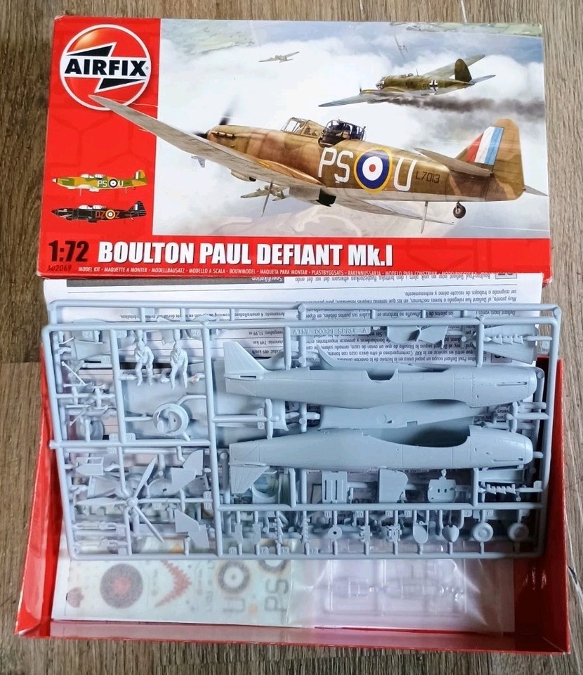 Airfix Boulton Paul Defiant Mk.1 1:72 Scale Model Kit - New | eBay