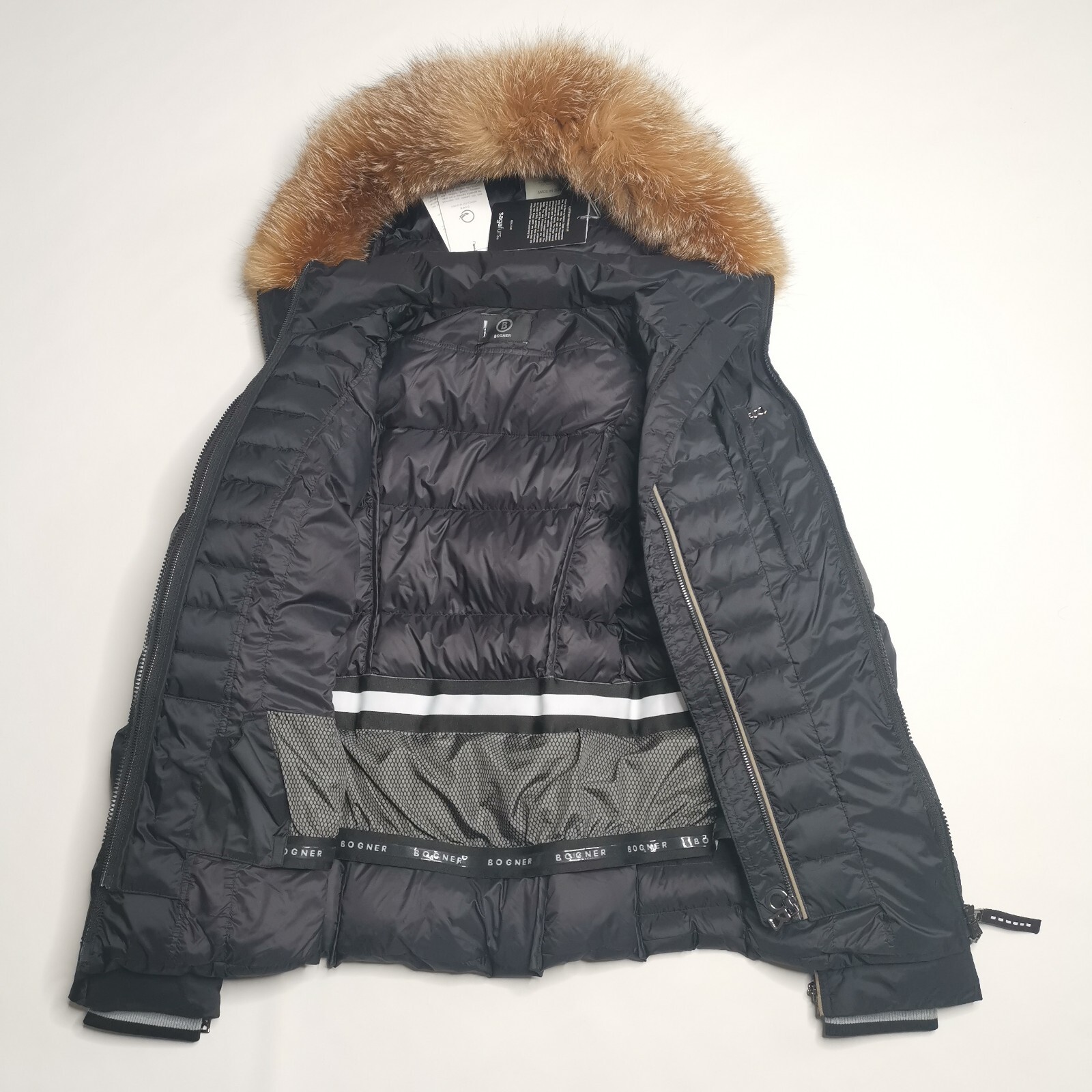 Bogner Sanne D Ski Jacket Hoodie With Real Fur Women's Size XS EUR 34 ...