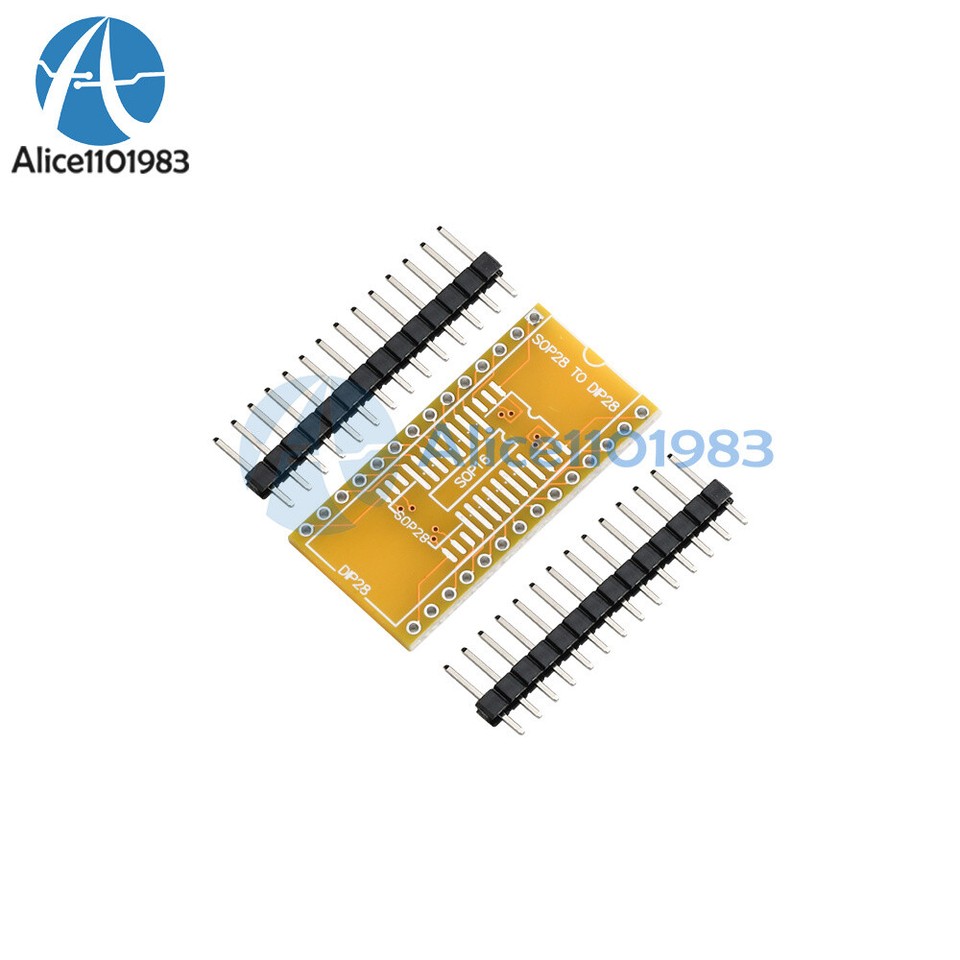 2PCS SOP16 SOP28 To DIP16 DIP28 SSOP28 TO DIP28 Adapter PCB Conveter ...