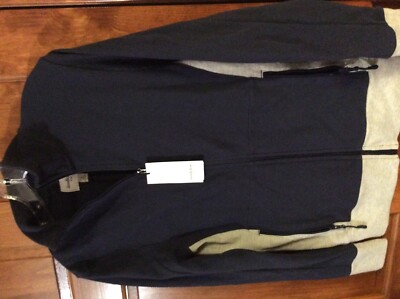 New GoodFellow &Co Men's Knit Bomber jacket S Blue Grey $59.99 NWT19.98 ...