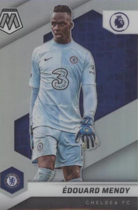 2021-22 Panini Mosaic Premier League - Edouard Mendy #3 Silver Prizm ...