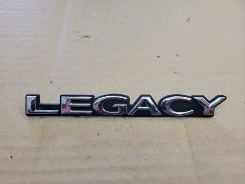 Subaru OEM Legacy Chrome 6 3/8" Emblem Badge Logo Nameplate Name Plate ...