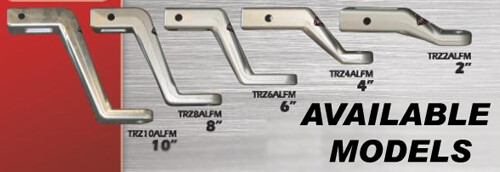 Razor Aluminum 2" Drop Mount Draw Bar Receiver w/ 2" Stainless Tow Ball ...