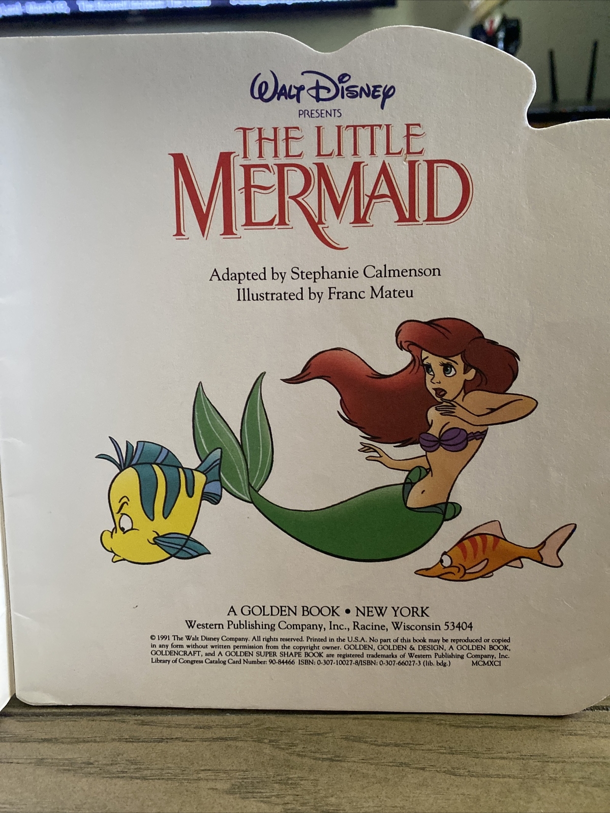 The Little Mermaid - A Golden Super Shape Book - Walt Disney ...