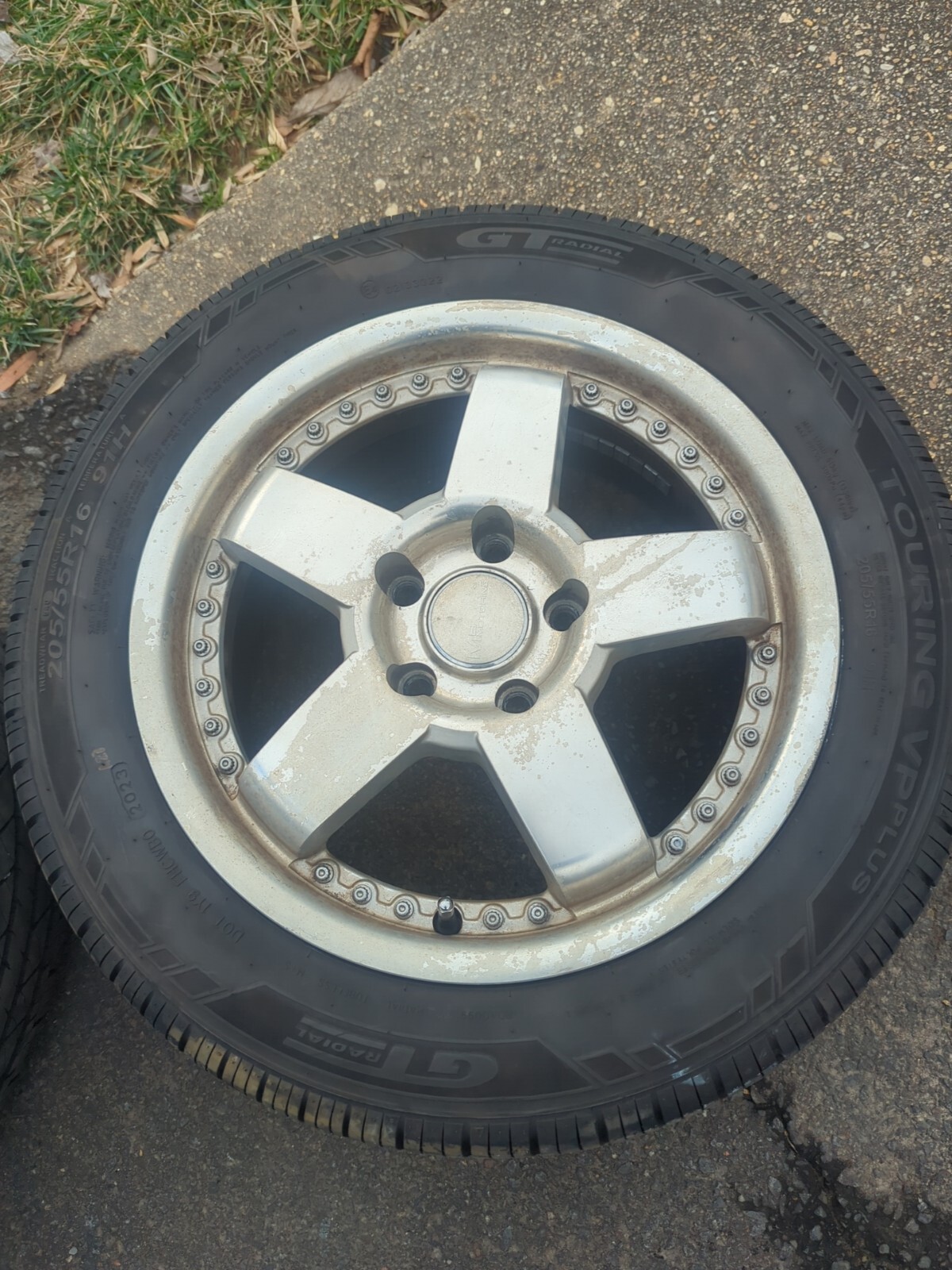 MB Motoring 16x7 5x114.3 +38mm Offset 2 Piece Rims | Mb Wheels | Silver ...