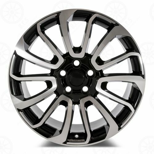 (4)24 Autobiography Style Wheels Black Mach Rims Fit Range Rover HSE ...