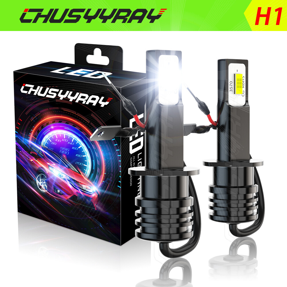 LED Headlight Kit H1 White 6K High Beam Bulb for HYUNDAI Genesis Coupe ...