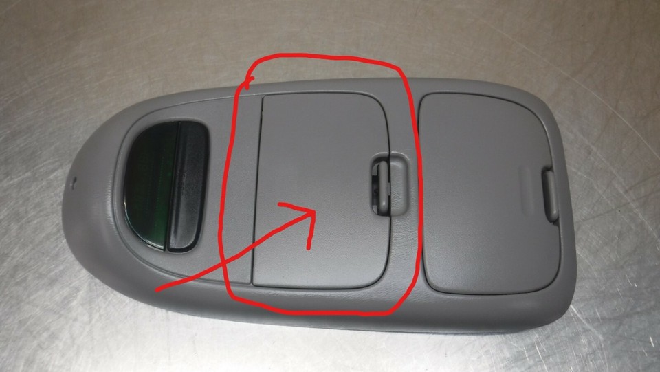 Ford 97-03 F150 F-150 Over head Console overhead Grey Gray Sunglass ...
