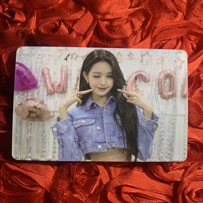 Wonyoung IVE Purple Dessert Edition Celeb K-pop Girl Photo Card Peace 2 ...