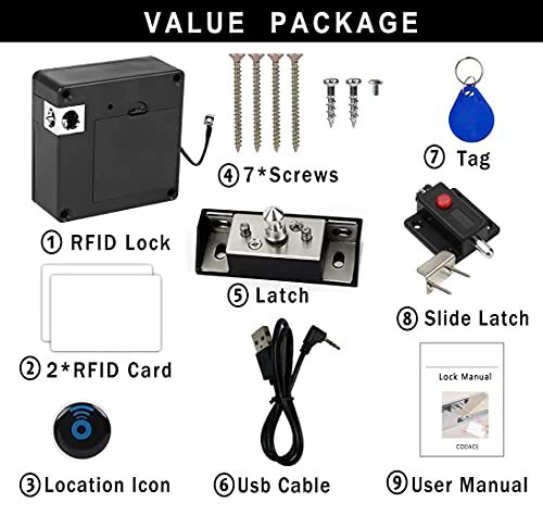 Electronic Rfid Cabinet Lock Hidden Style | Cabinets Matttroy