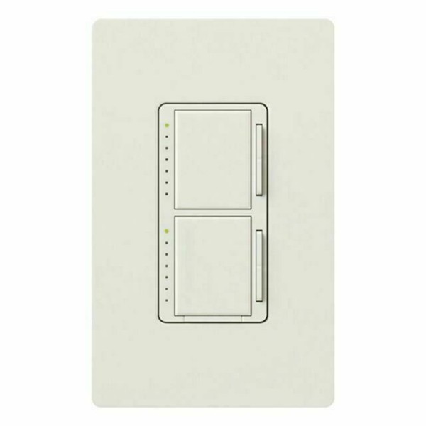 Lutron Maestro MA-L3L3-WH 300W Dual Dimmer - White for sale online | eBay