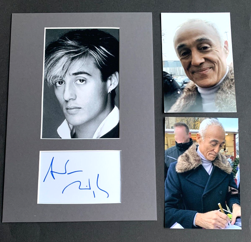 ANDREW RIDGELEY "Wham" In-person signed Passepartout 20x30 Autogramm ...