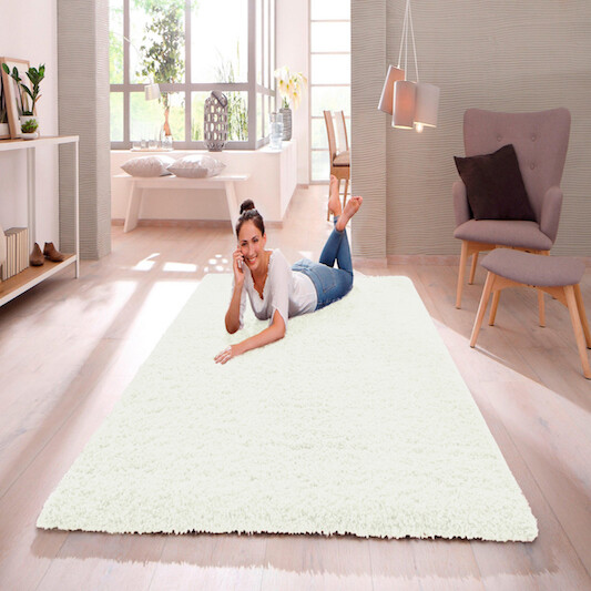 SHAGGY RUG 30mm HIGH PILE SMALL EXTRA LARGE THICK SOFT LIVING ROOM ...