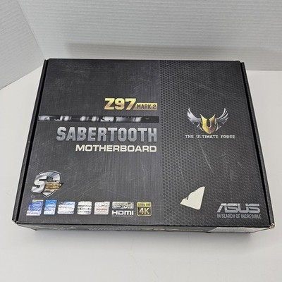 Ultimate Force Asus Sabertooth PC Motherboard Z97 Mark 2 Intel UNTESTED ...
