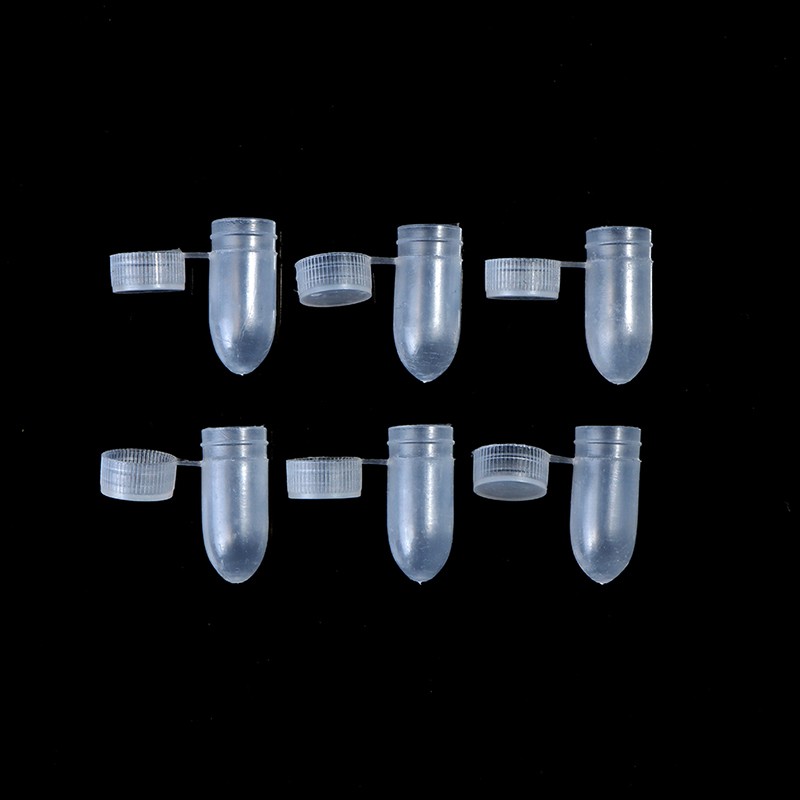 100 Pcs Portable Flip Lid Transparent Capsule Storage Containers Pill ...