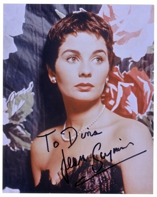 JEAN SIMMONS BEAUTIFUL SIGNED COLOR PHOTOGRAPH AUTOGRAPHED | eBay