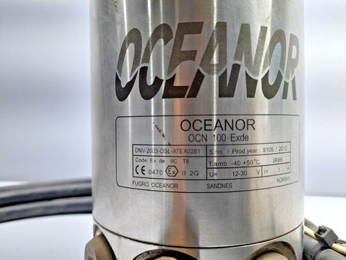 Fugro Oceanor OCN 100 Exde CCTV Explosion Proof Mini Color Camera U=12 ...