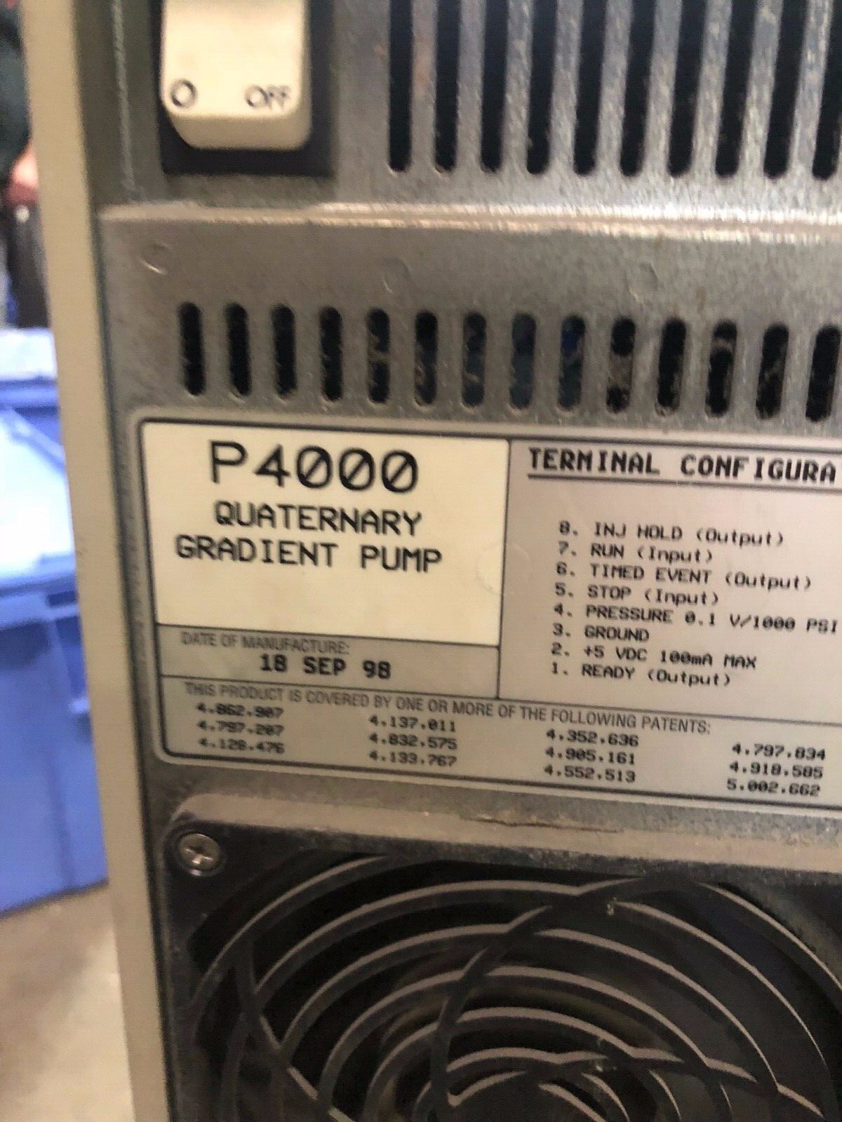 Spectra Physics Spectra System P4000 Quaternary Gradient Pump-Y | eBay