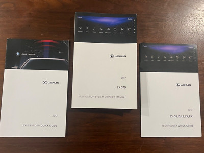 2017 Lexus LX570 Navigation System Owners Manual (LX570, LX 570 Sport 5 ...