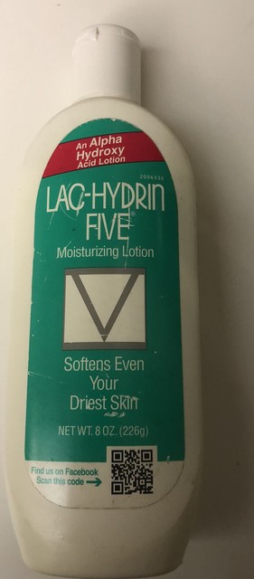 Lac-hydrin Five Moisturizing Lotion Dry Skin Alpha Hydroxy 8oz ...