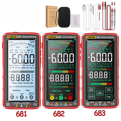 Digital Multimeters Non-contact Voltage Tester Current Meter Electric ...