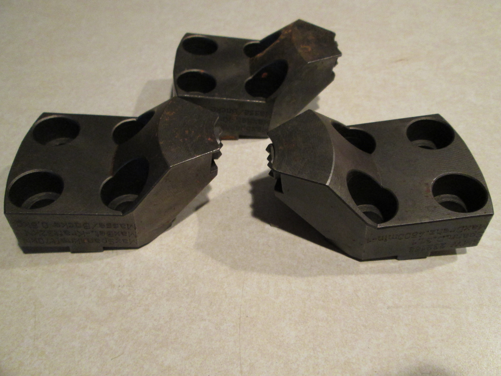 SMW Autoblok Vice CHUCK Jaws Set 232168 SPANN D.31.1 **NEW** (SET OF 3 ...