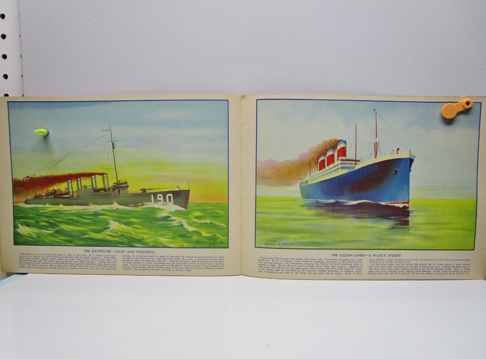 Vintage SHIPS of ALL TIMES Booklet - Whitman Publishing Co. - Racine ...
