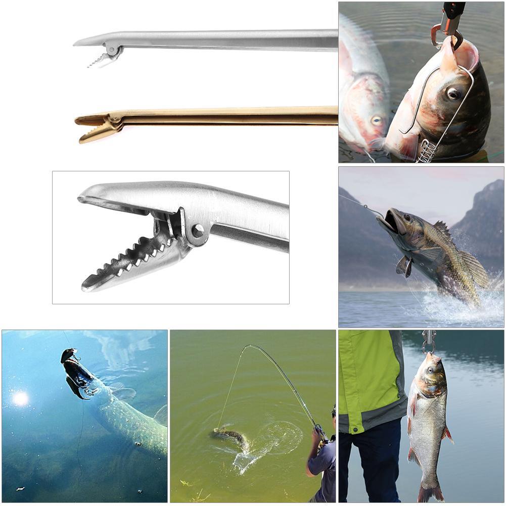 Stainless Steel Unhooking Device Fish Clamp Clip Catch Remover Plier ...