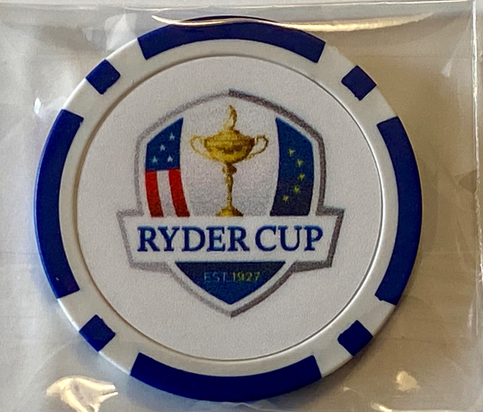 RYDER CUP - Clay Poker Chip -Golf Ball Marker | eBay