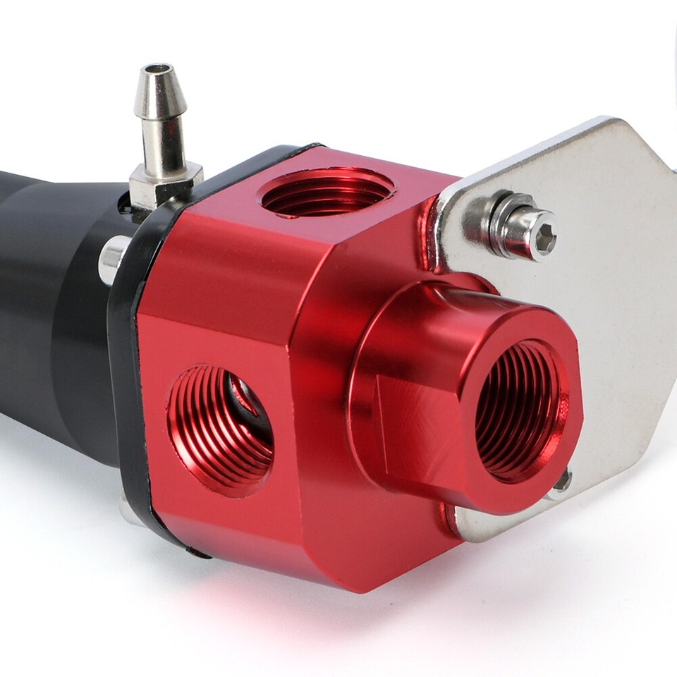 Adjustable Inline Fuel Pressure Regulator FPR 3-65 PSI 3/8" Return Port ...