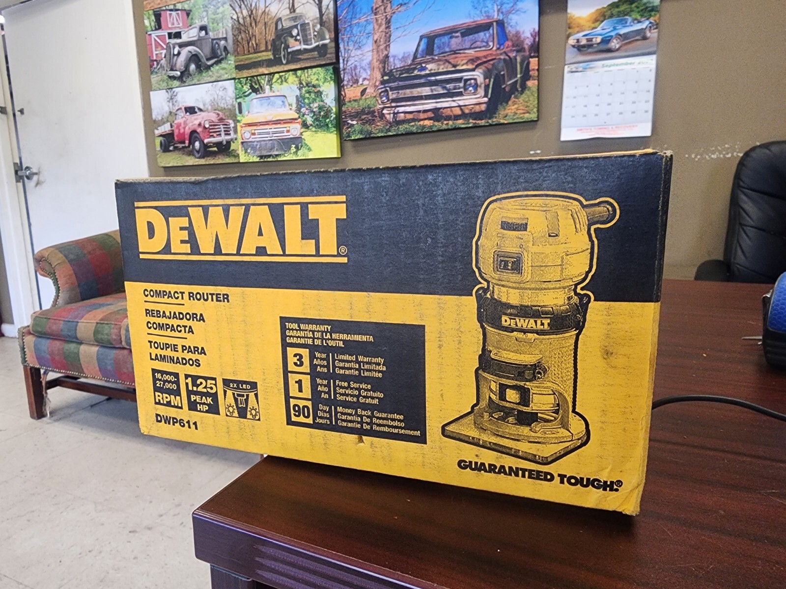 DEWALT+DWP611+1.25+HP+Max+Torque+Compact+Router for sale online | eBay
