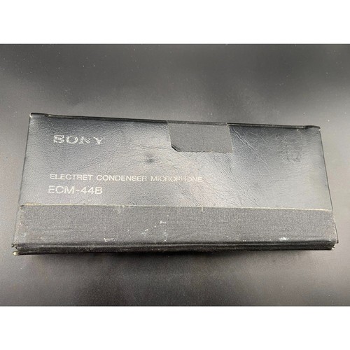 Sony ECM44B Lavalier Microphone with Case | eBay