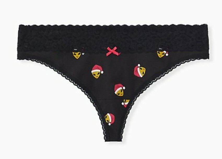 NWT Torrid Plus Size 2 2X 18/20 BLACK & GREEN MERRY ALIEN WIDE LACE ...