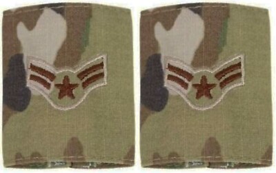 Air Force Airman First Class A1C Rank OCP MultiCam Gortex Loop Epaulets ...