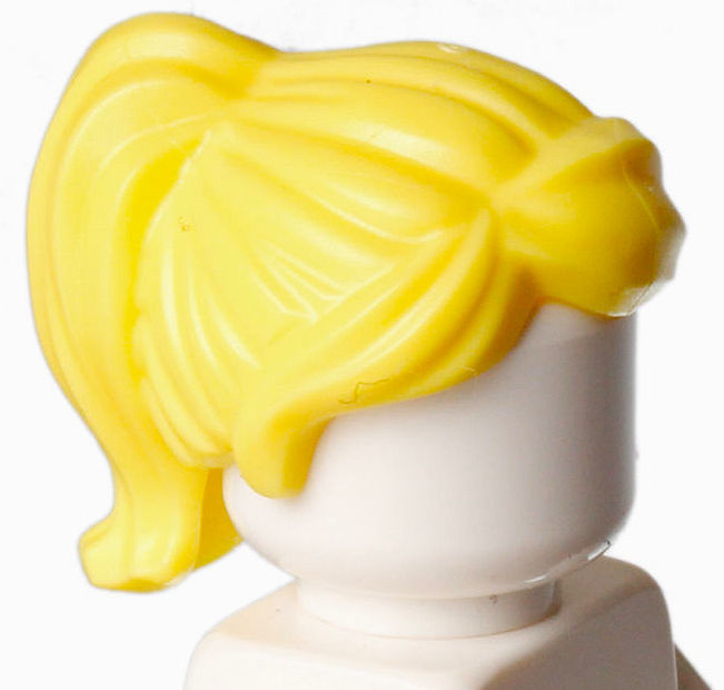 LEGO Minifigure Hair Ponytail Swept Sideways Female Girl minifig NEW | eBay
