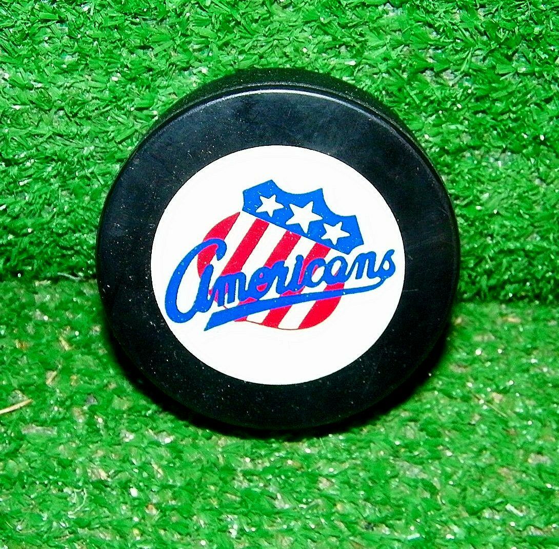 Vintage Rochester Amerks American Hockey Pucks (2) Old West ...