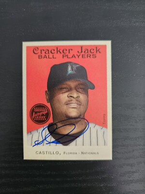 2004 Topps Cracker Jack Baseball Mini Luis Castillo Autograph #221 | eBay