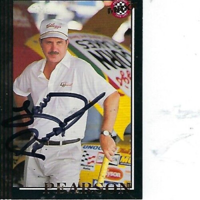 LARRY PEARSON SIGNED 1992 MAXX RACING #41 - NASCAR | eBay